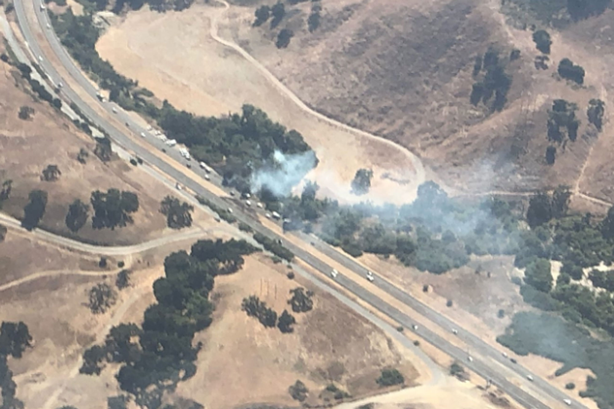 Fire Near Buellton Leads to Lane Closure on Highway 101 in Santa Ynez ...