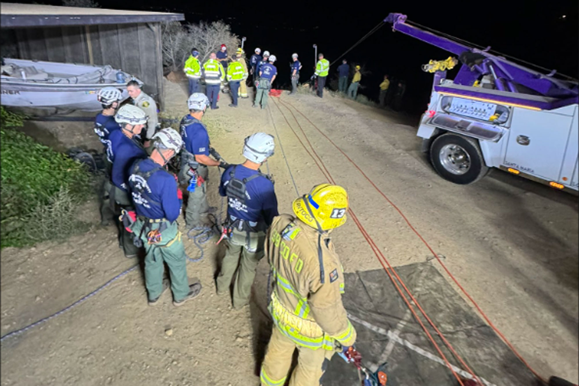 2 Women Escape Injury When Vehicle Plunges Off San Marcos Road | Local ...