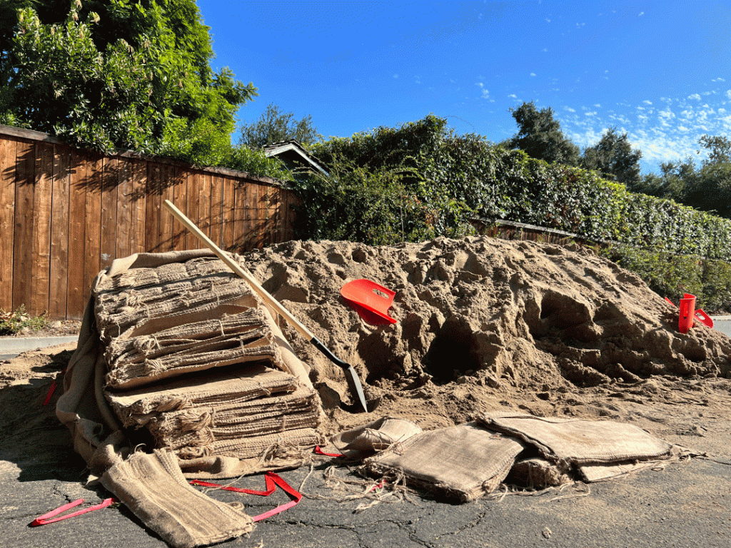 Montecito Fire Department Offers Burlap Bags at Sandbag Filling Depot ...