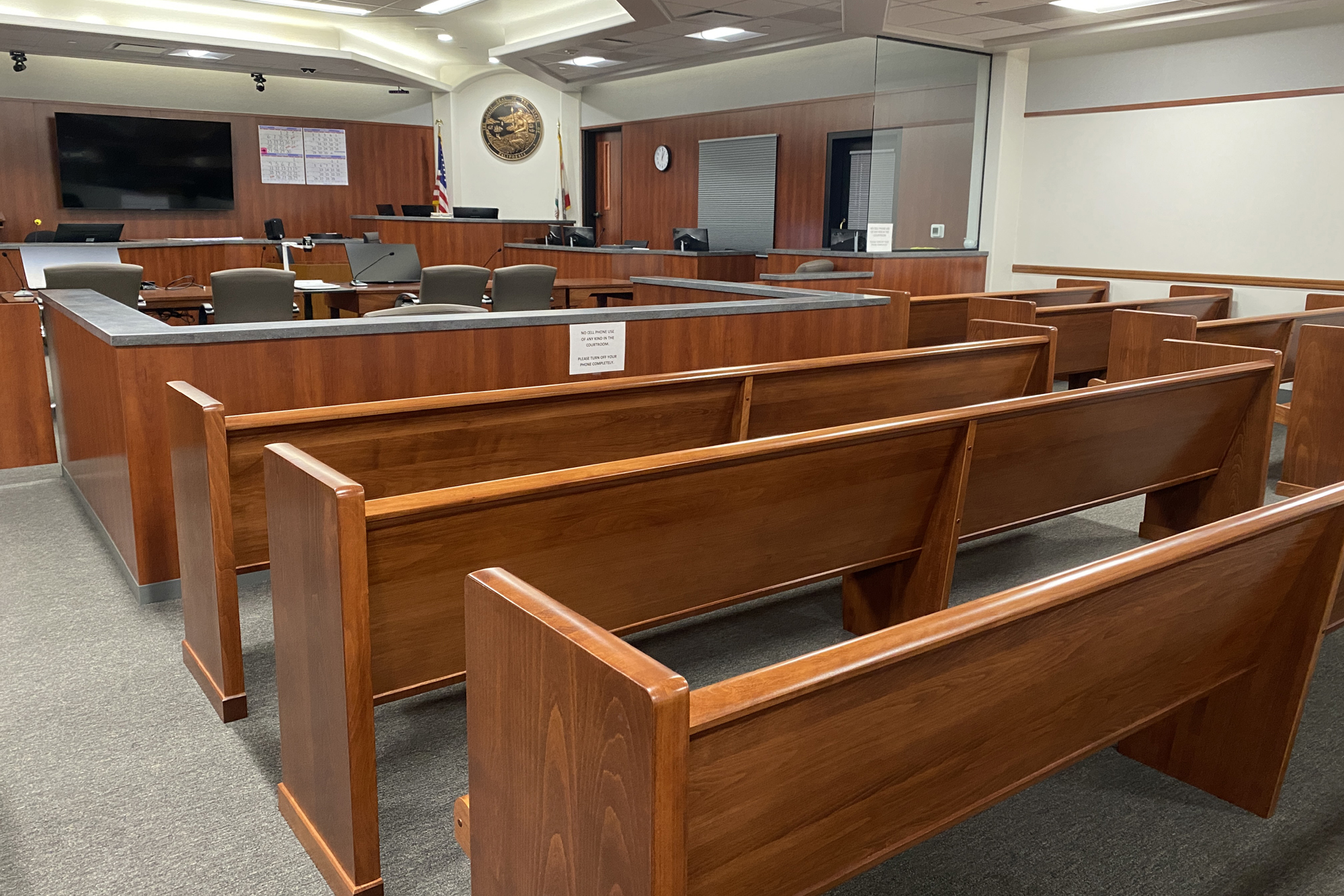 After Vandal Caused Fire and Water Damage, Santa Maria Courtroom ...