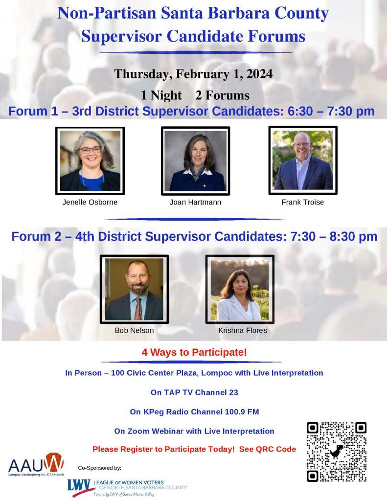 Candidates for Santa Barbara County's Third and Fourth Supervisor Seats ...