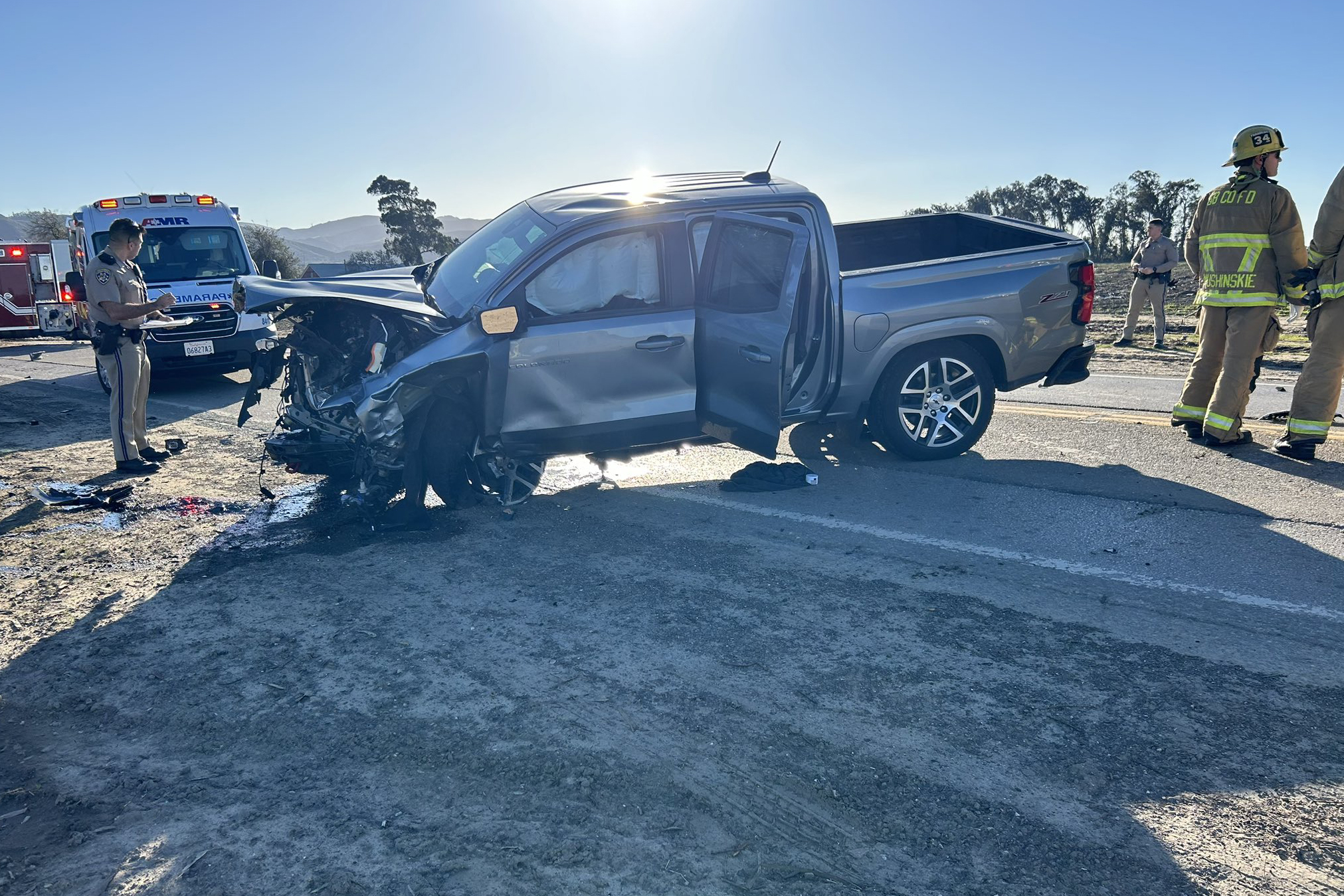 Head-On Crash on Highway 246 East of Lompoc Leaves 1 Dead, 1 Injured ...
