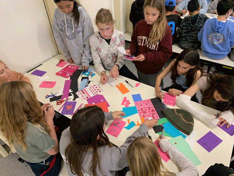 Students Spread Valentine's Love Through Community Service Project ...
