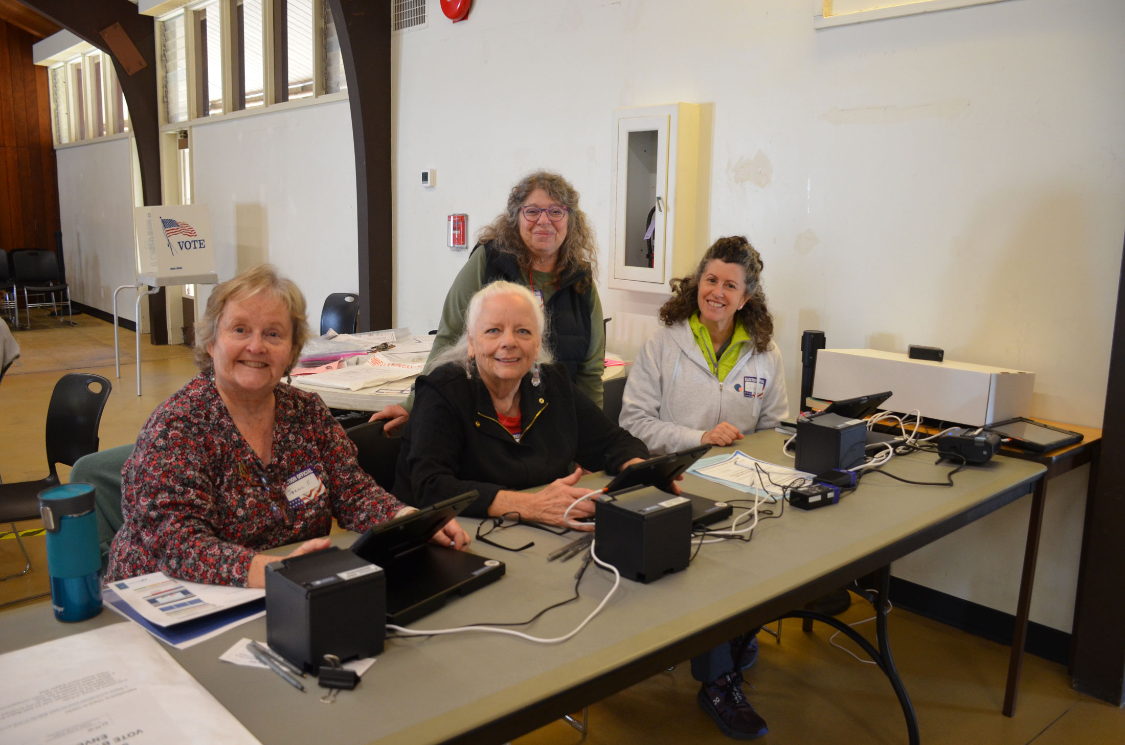 Elections Staff, Volunteer Poll Workers Get Busy for Primary Balloting ...