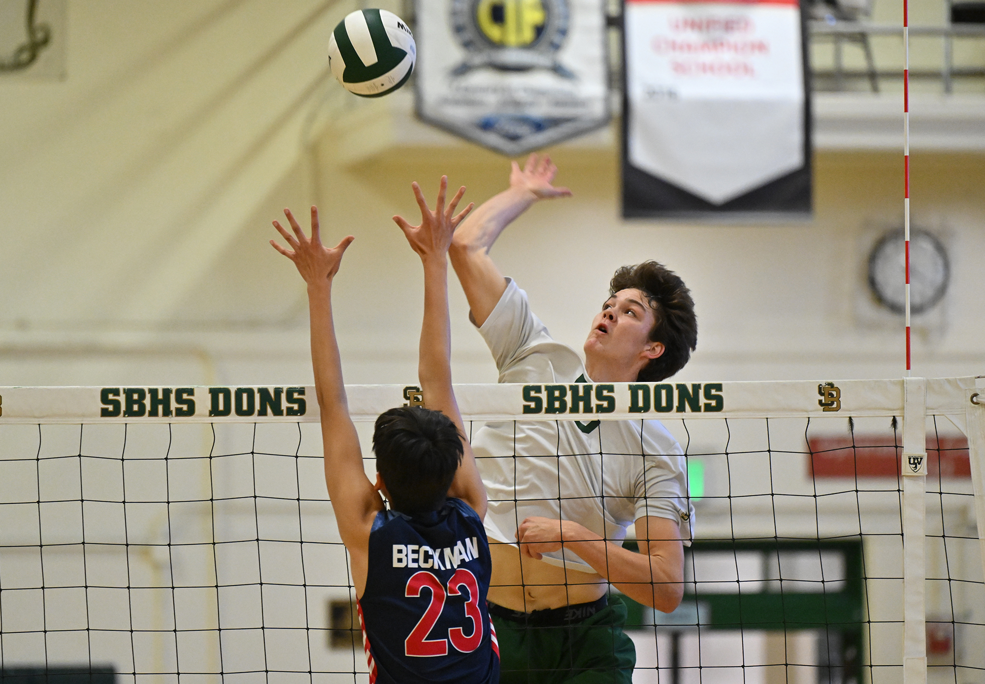 Santa Barbara High Boys Volleyball Falls in Four Sets to Beckman in CIF ...