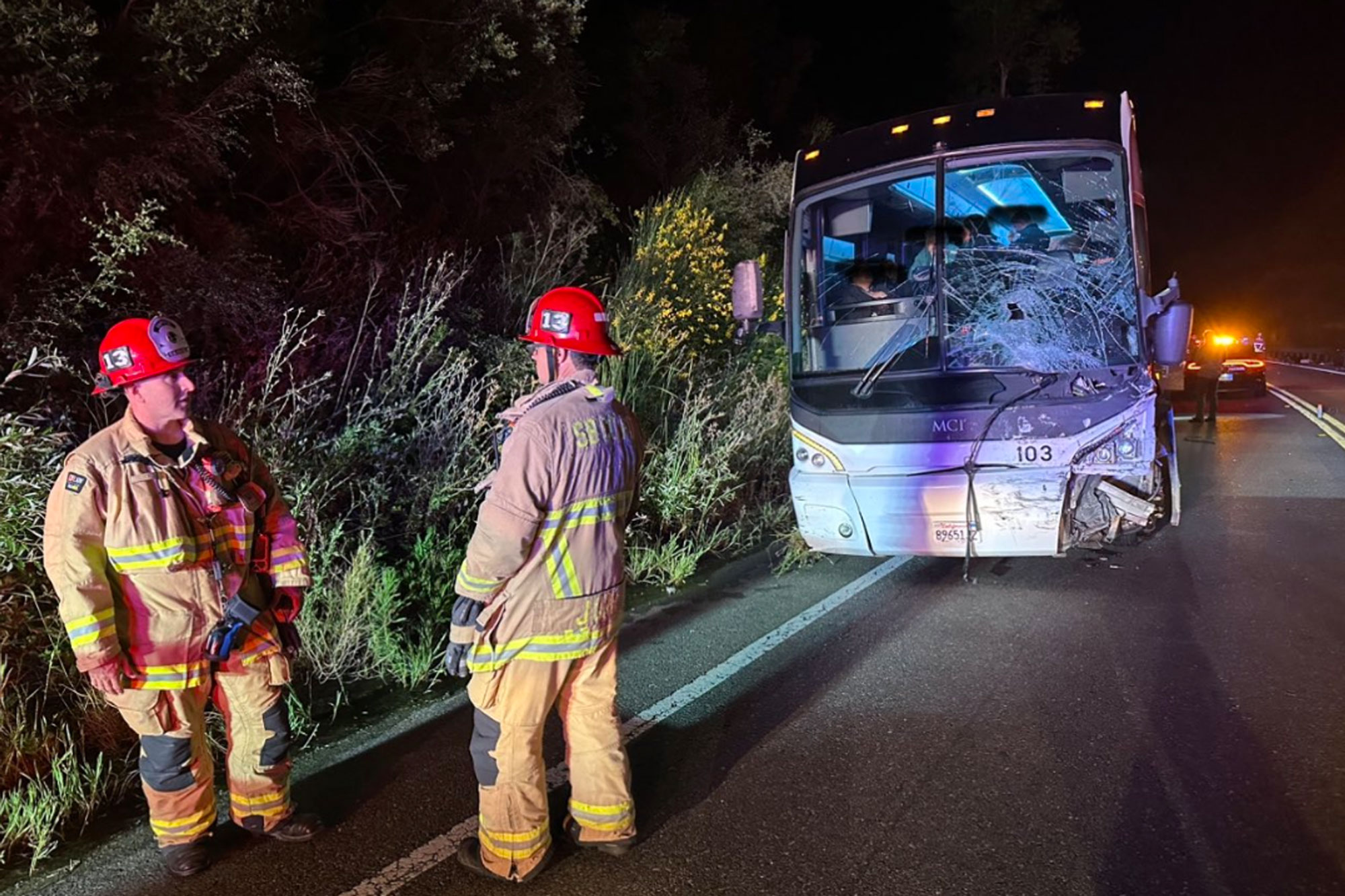2 People Hospitalized After Crash Involving Chumash Bus on Highway 154 ...