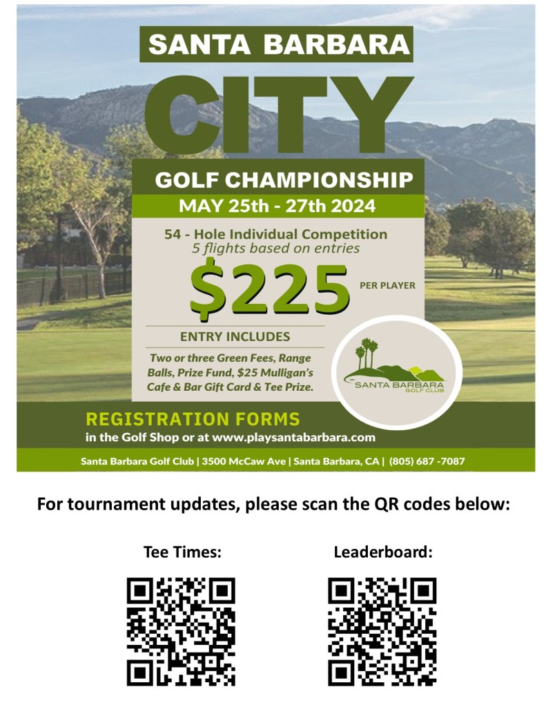 Jed Dy Leads the Field After Opening Round of Santa Barbara City Golf ...