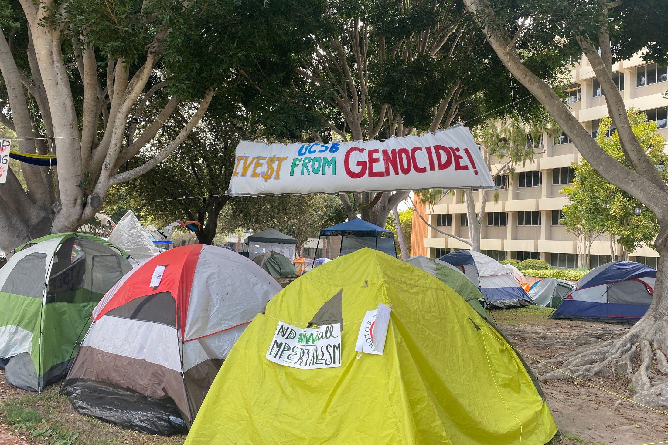 UCSB Student Government Passes Divestment Bill; Encampment Plans to ...