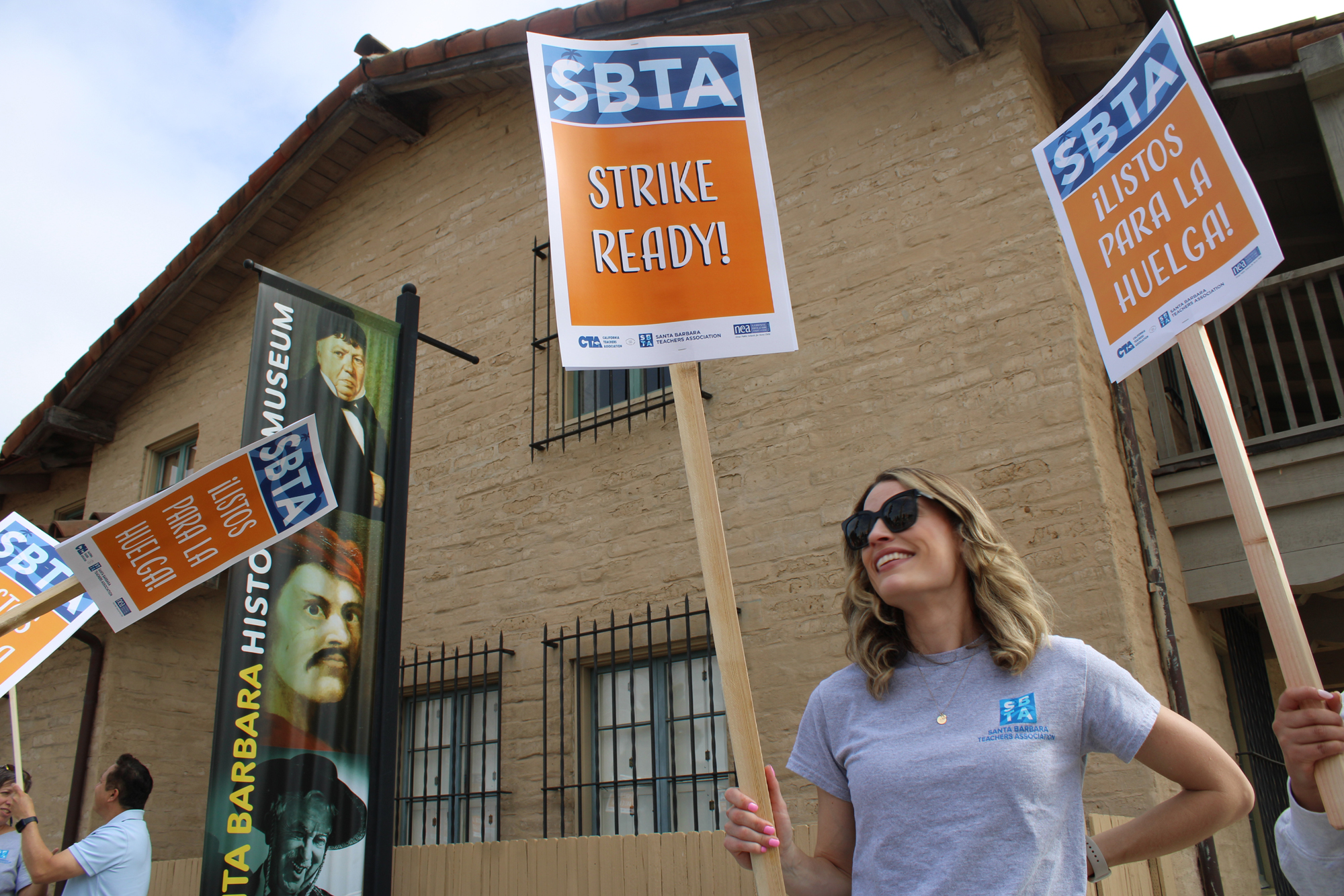 Hundreds Picket Outside Santa Barbara School District HQ Ahead of ...