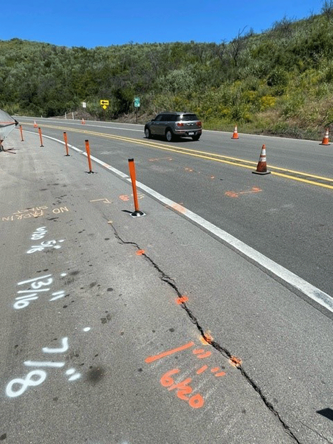 Traffic Control on Highway 154 During Emergency Repairs | Local News ...