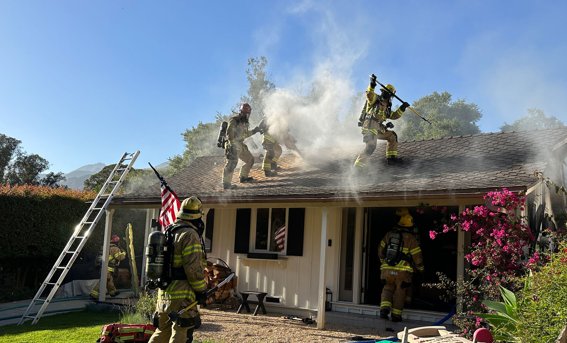 Fire Causes Major Damage to Montecito Home | Local News | Noozhawk