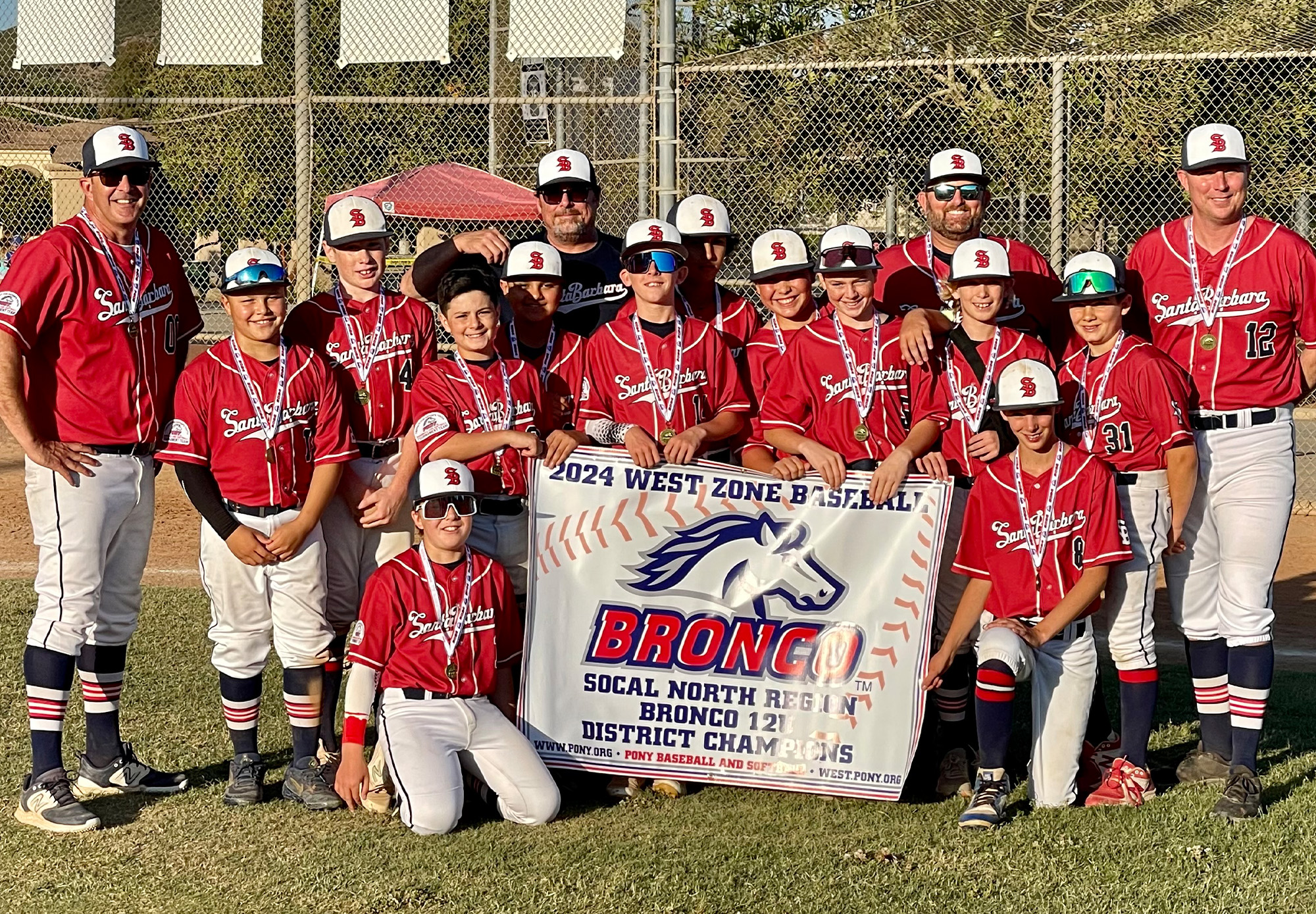Santa Barbara Pony 12U Red All-Stars Earn SoCal North Region District 2 ...