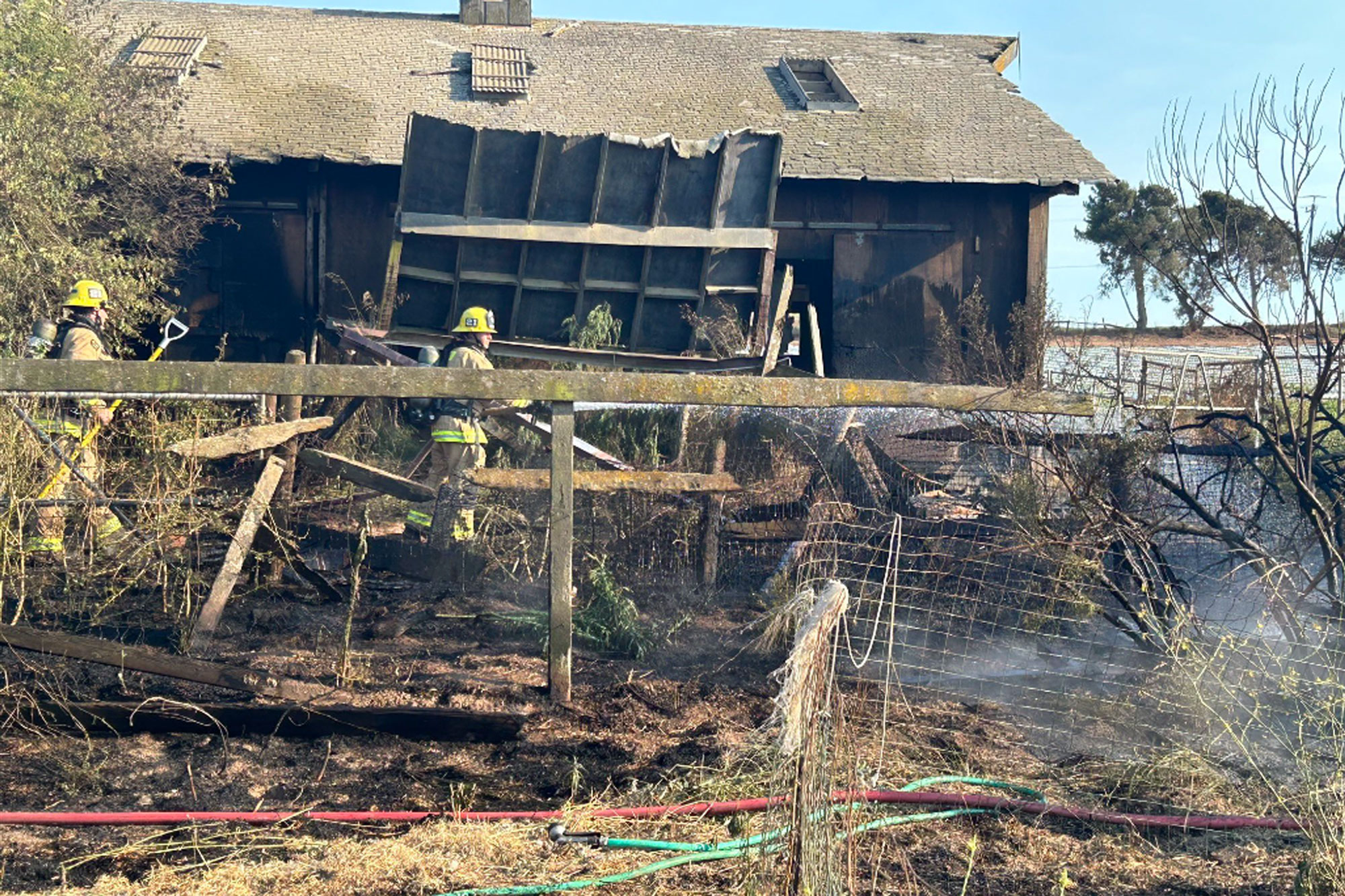 Firefighters Make Quick Work of Barn Fire East of Orcutt | Local News ...