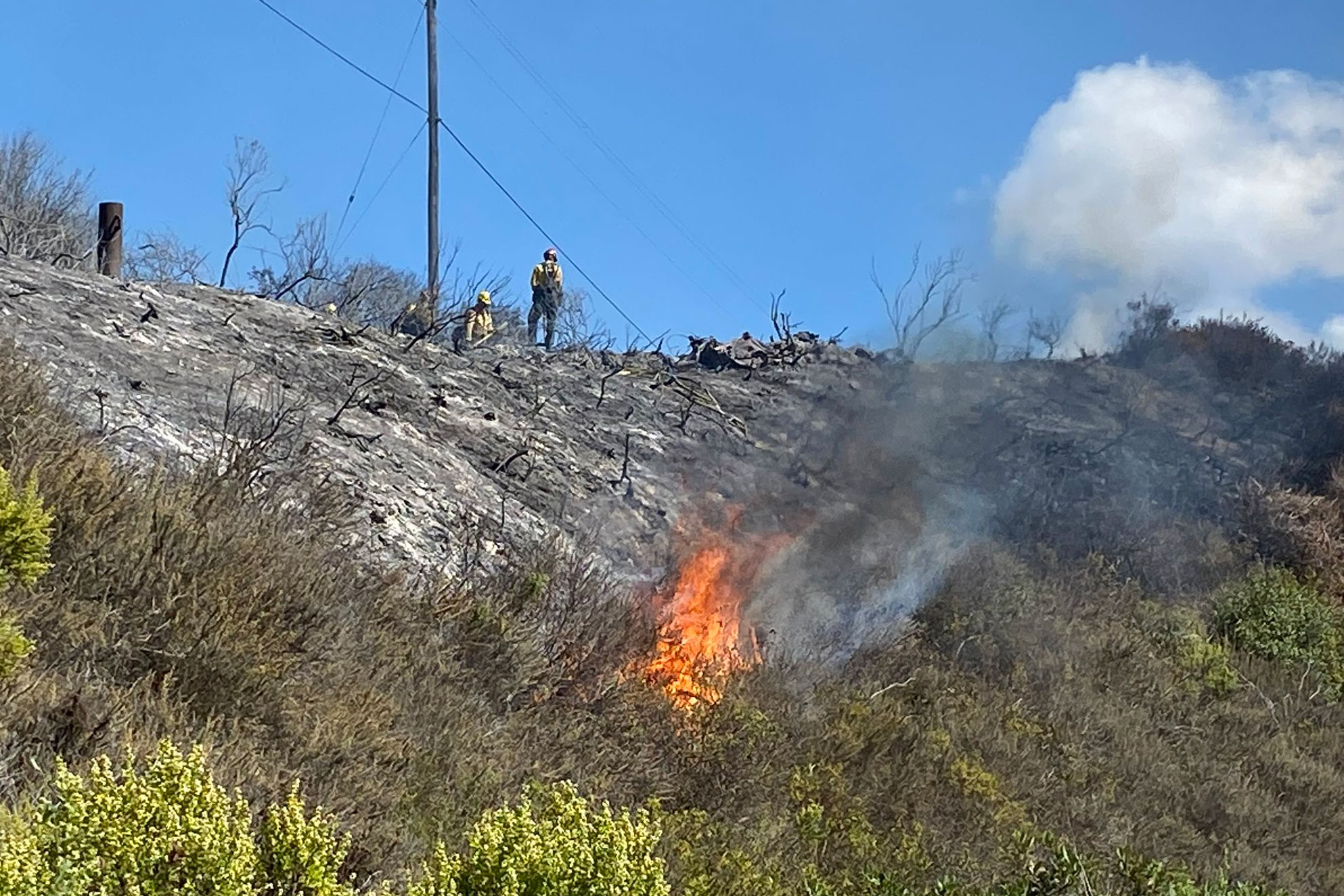Crews Get Control of Vegetation Fire Burning in Remote Area Near Lompoc ...