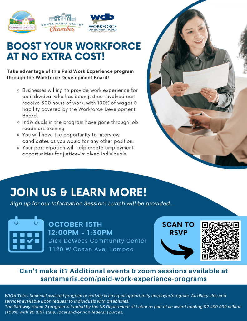 How to Boost Workforce the Subject of Lompoc Lunch & Learn Workshop | Business | Noozhawk