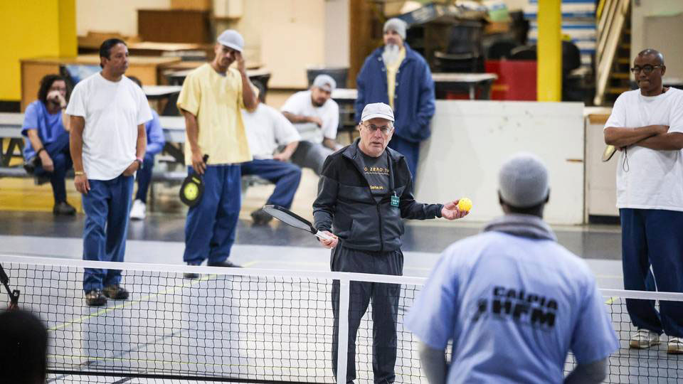 Pickleball Coach Visits SLO Prison to Teach Inmates the Game — and ...