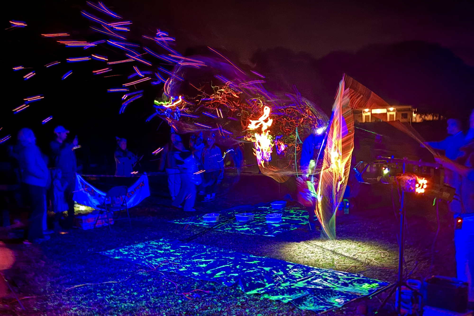 No Bursting His Bubble: SB Bubble Guy's Glow Show Bounces Back | Local ...