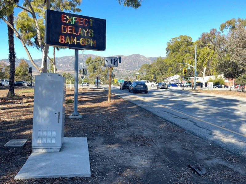 Caltrans Installs Upgraded Message Boards on US 101 in Santa Barbara ...