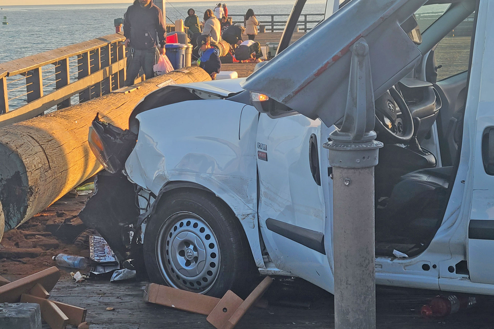 6 People, Including 2 Pedestrians, Hospitalized After Stearns Wharf ...