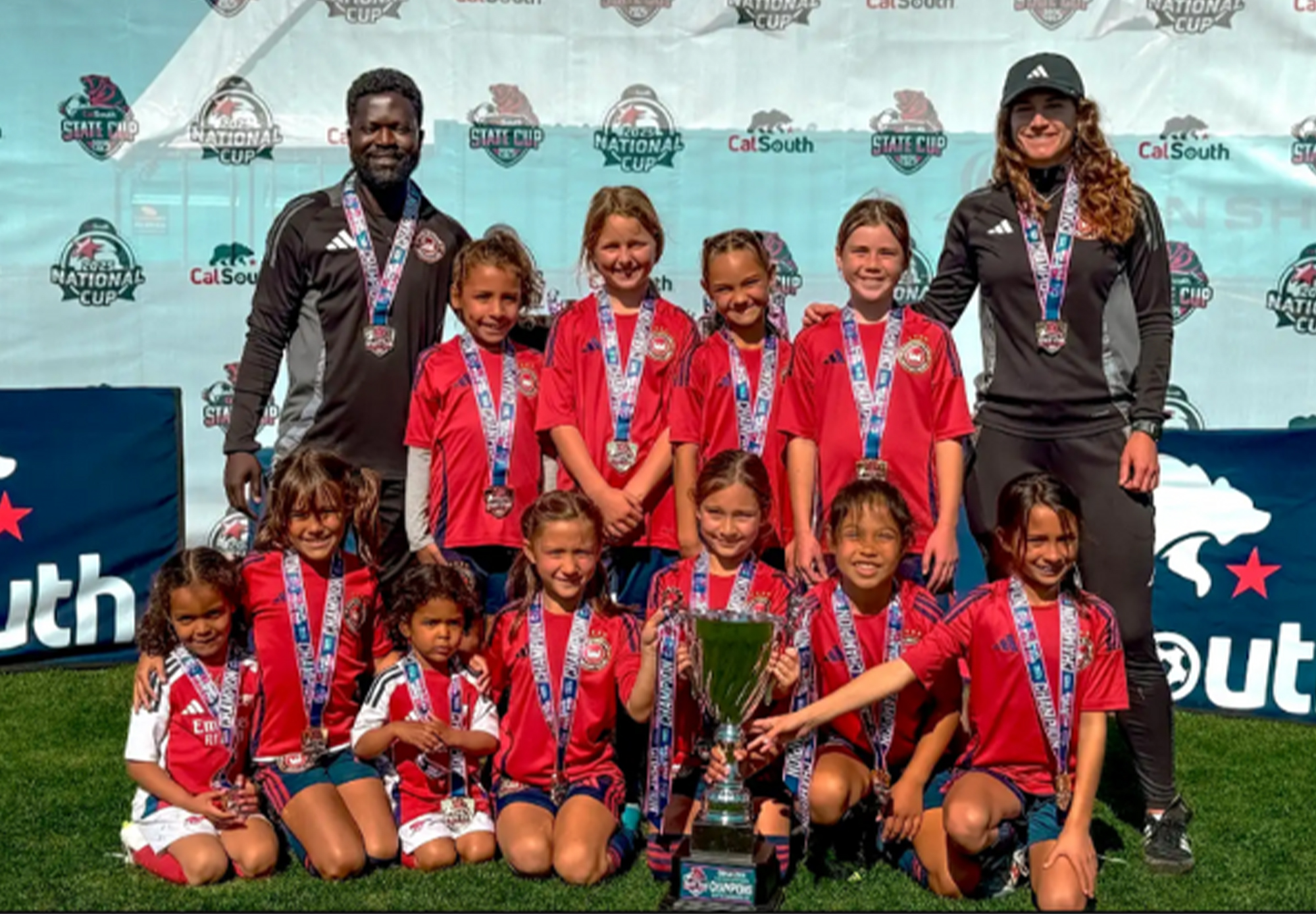SB Soccer Club Girls Elite 2016 Squad Wins Cal South Mayors Division ...