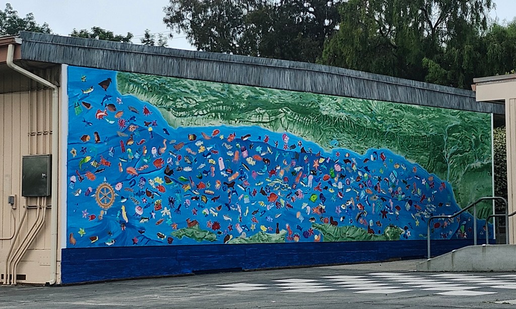 Rotary Club, Students Complete Ocean Mural at Adams School | School ...