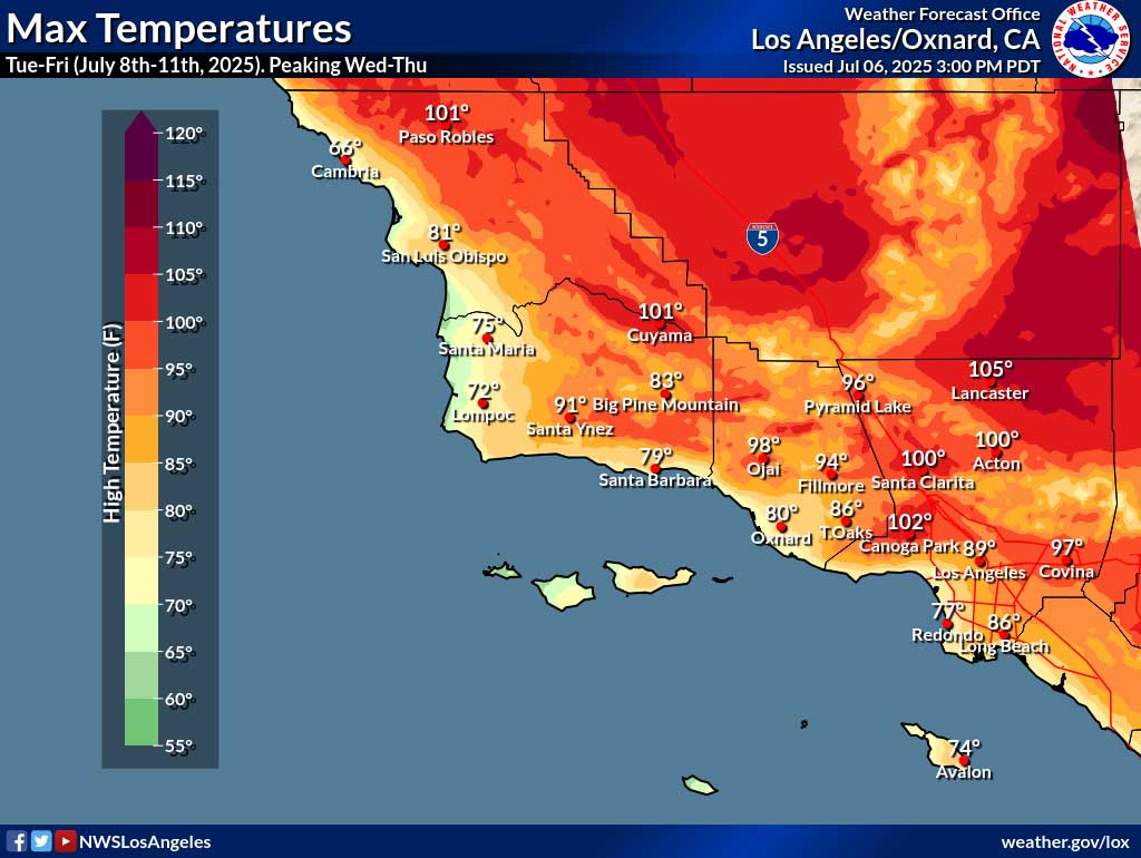 Temperatures to Climb Across Santa Barbara County This Week | Local ...