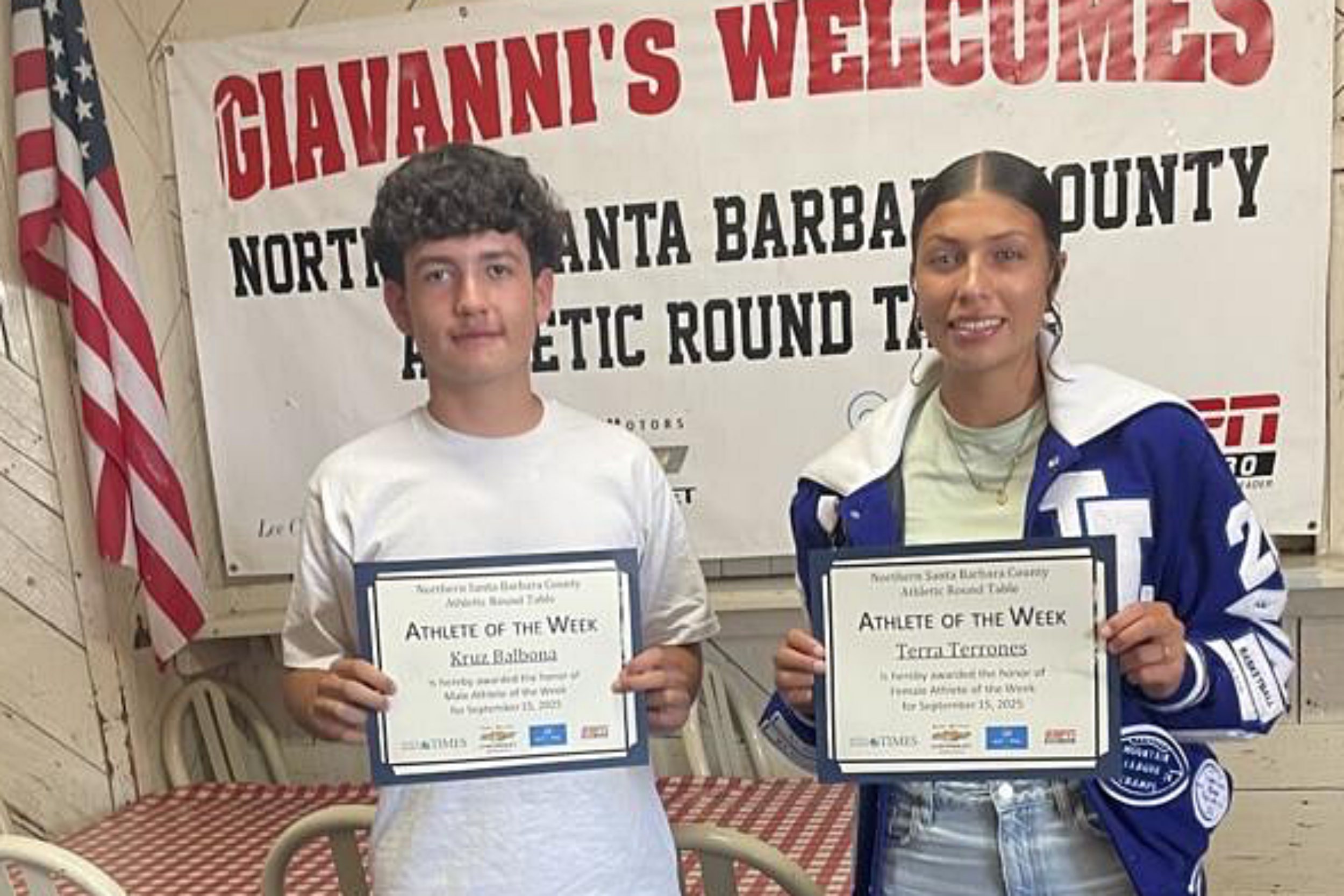Kruz Balbona, Tara Terrones Earn North County Athletes of the Week ...