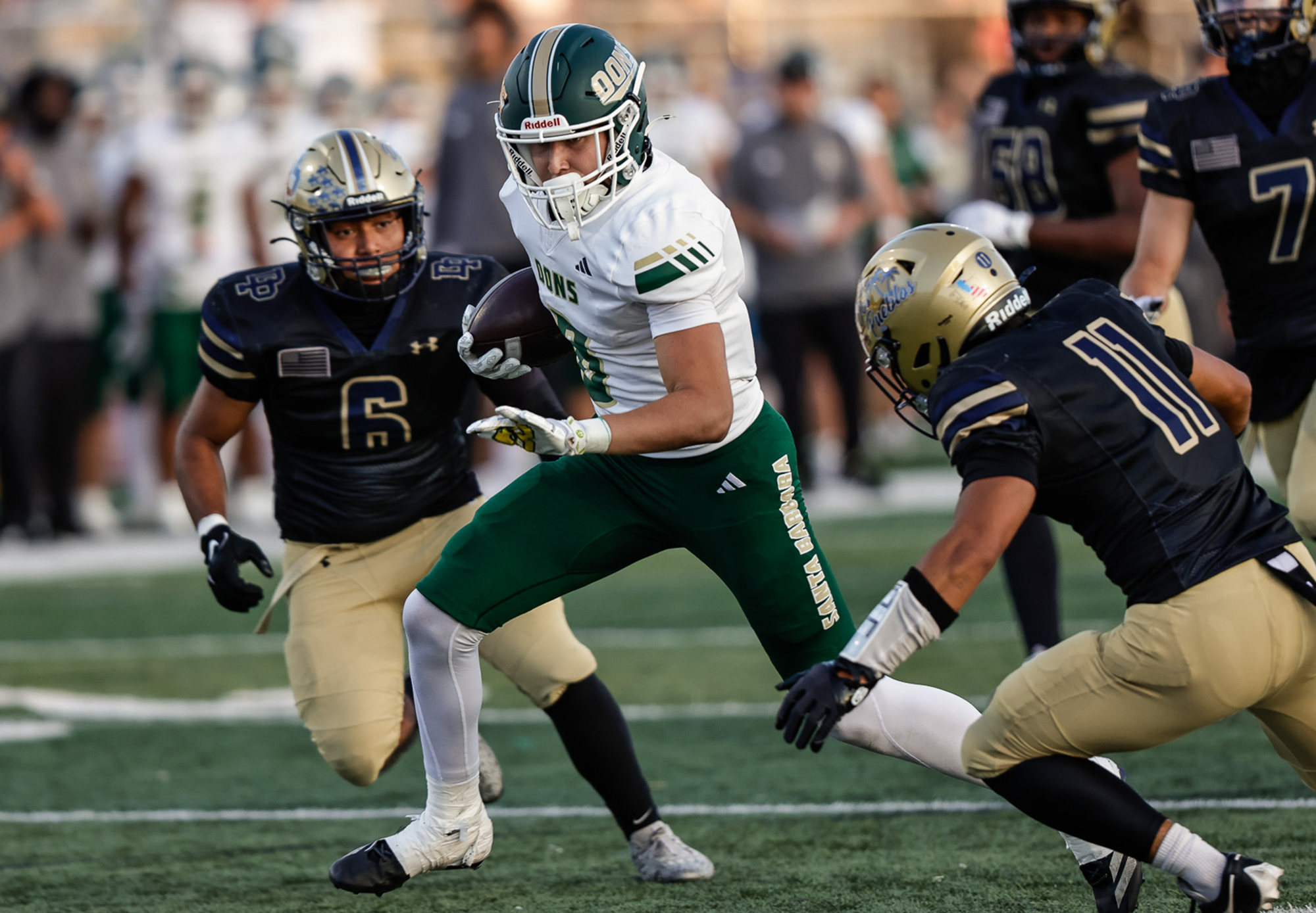 Blazing Start Powers Santa Barbara High Football to 44-7 Rout of Dos ...
