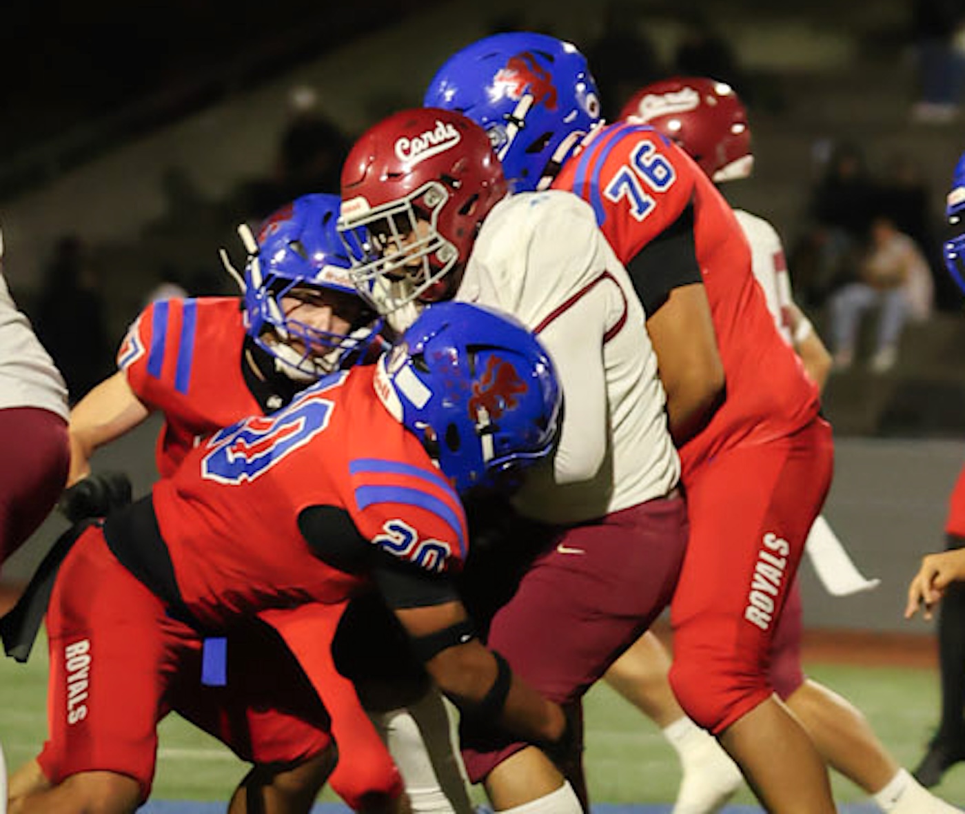 San Marcos Snaps Skid With a League Shutout Against Santa Paula, 25-0 ...