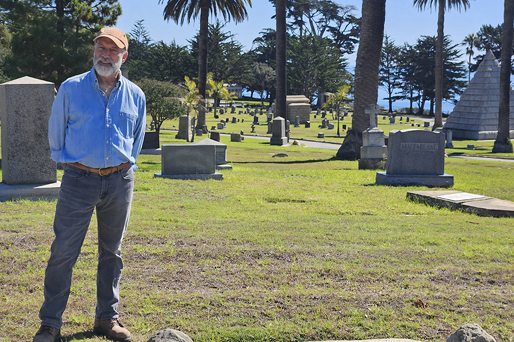David Petry Knows Where the Bodies Are Buried; Santa Barbara Cemetery ...