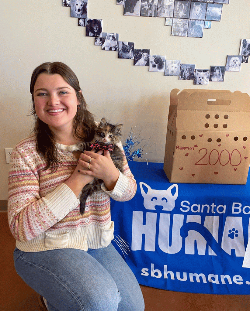 Santa Barbara Humane Cheers 2,000th Adoption in 2025 | Four-Legged ...