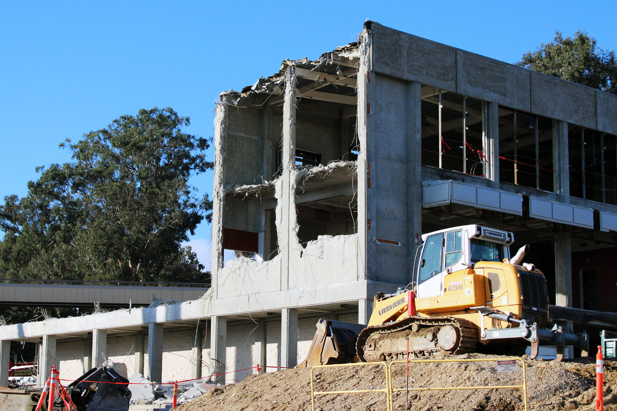 SBCC Students, Coaches Adapt Amid Demolition of Old Athletic Building ...