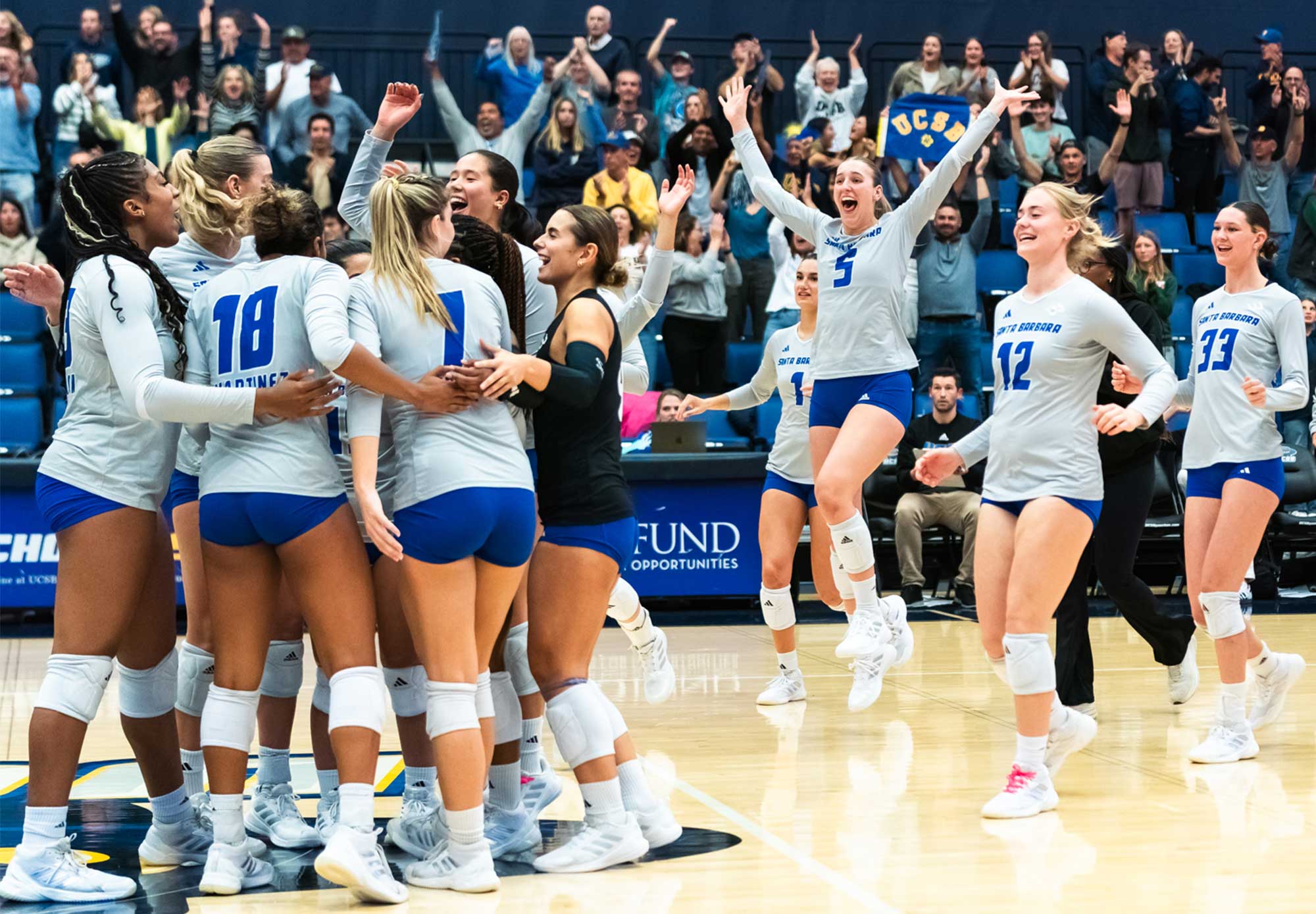 UCSB Women's Volleyball Pulls Out Five-Set Win Over Blue-Green Rival ...