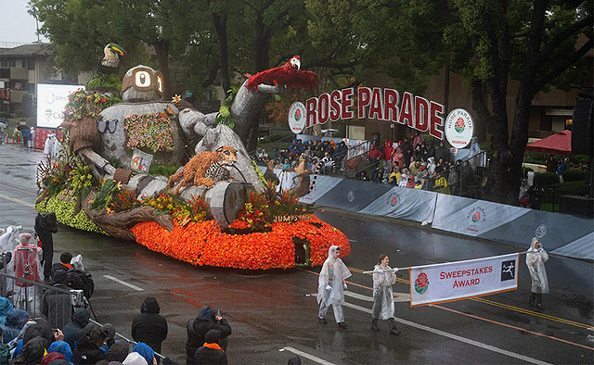Cal Poly Float ‘Jungle Jumpstart’ Wins Sweepstake Award at 2026 Rose ...