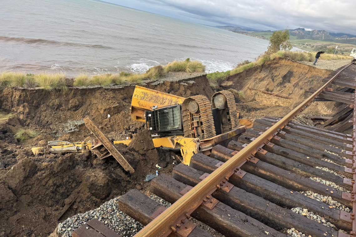 Man Injured Clearing Storm Debris From Railroad Tracks Along Gaviota ...