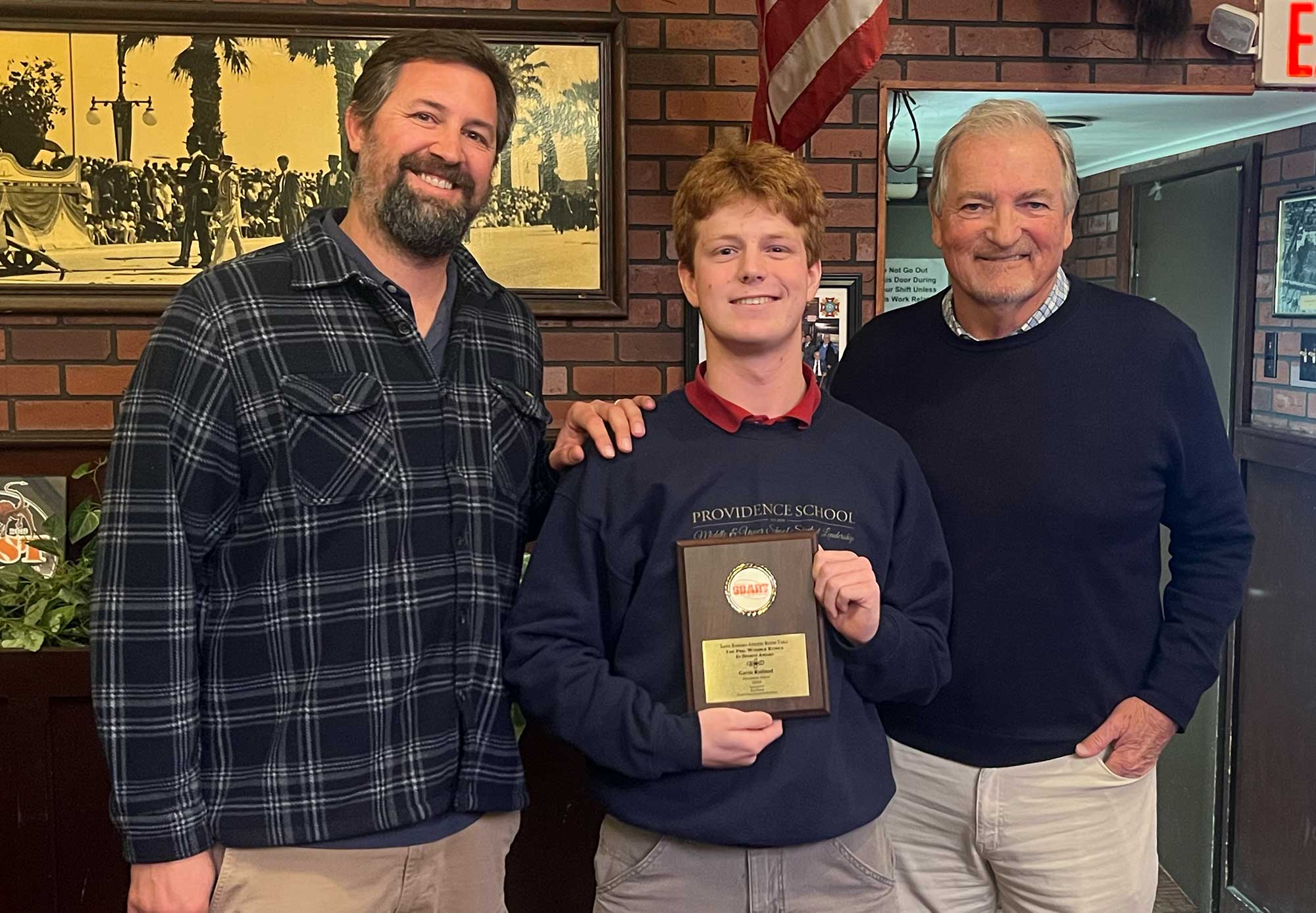 SBART Luncheon: Gavin Rutland Earns Providence's Phil Womble Ethics in ...