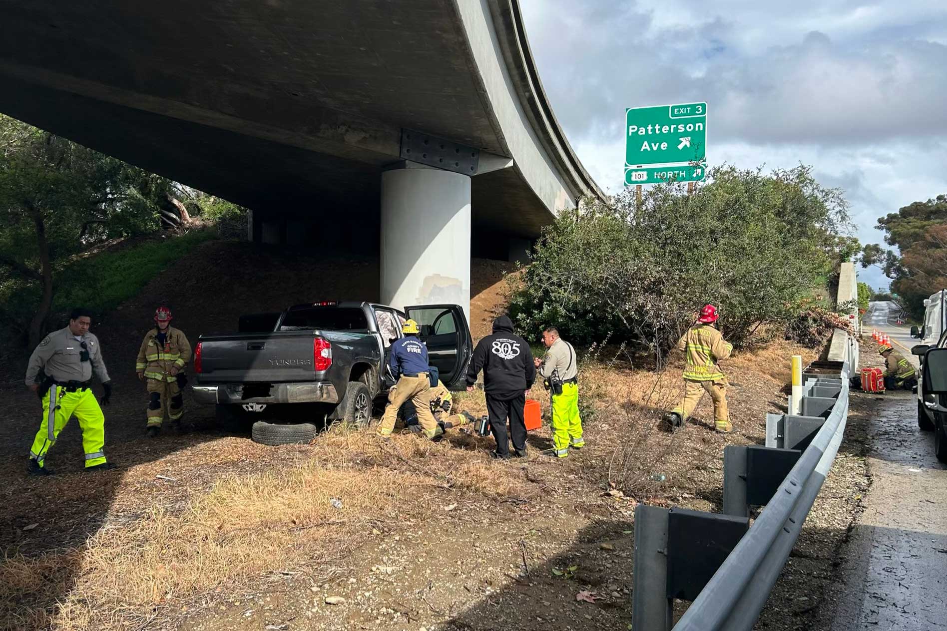4 People Injured in Crash at Goleta Highway 101 Offramp | Local News ...