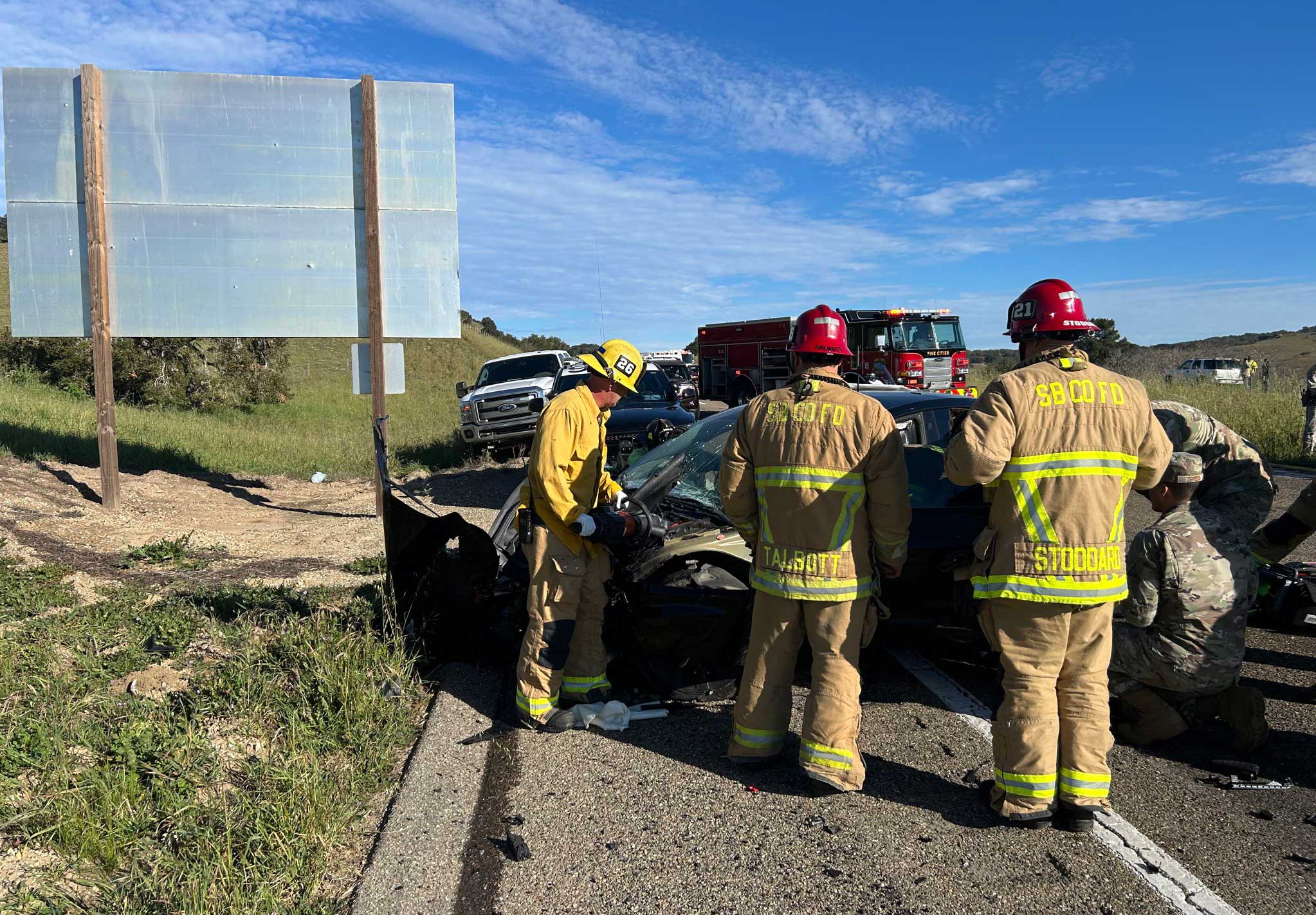 3 People Injured in Multi-Vehicle Crash on Highway 135 South of Orcutt ...