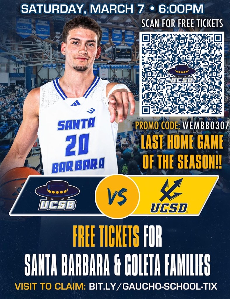 UCSB Concludes Regular Season With Crucial Senior Night Basketball Game ...