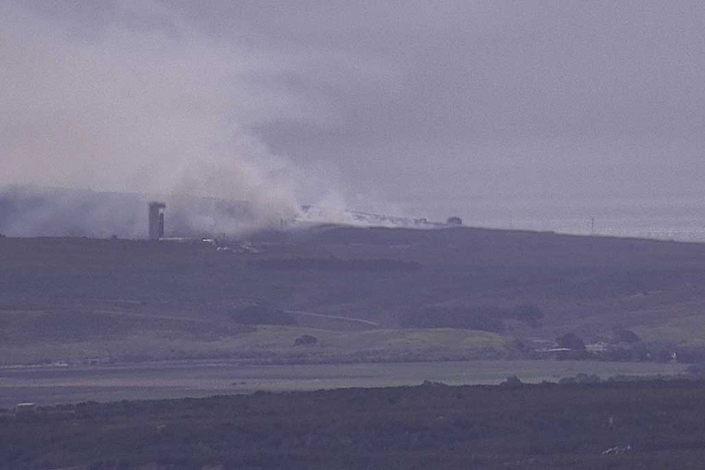 Vegetation Fire Burns 23 Acres at Vandenberg Space Force Base | Local ...