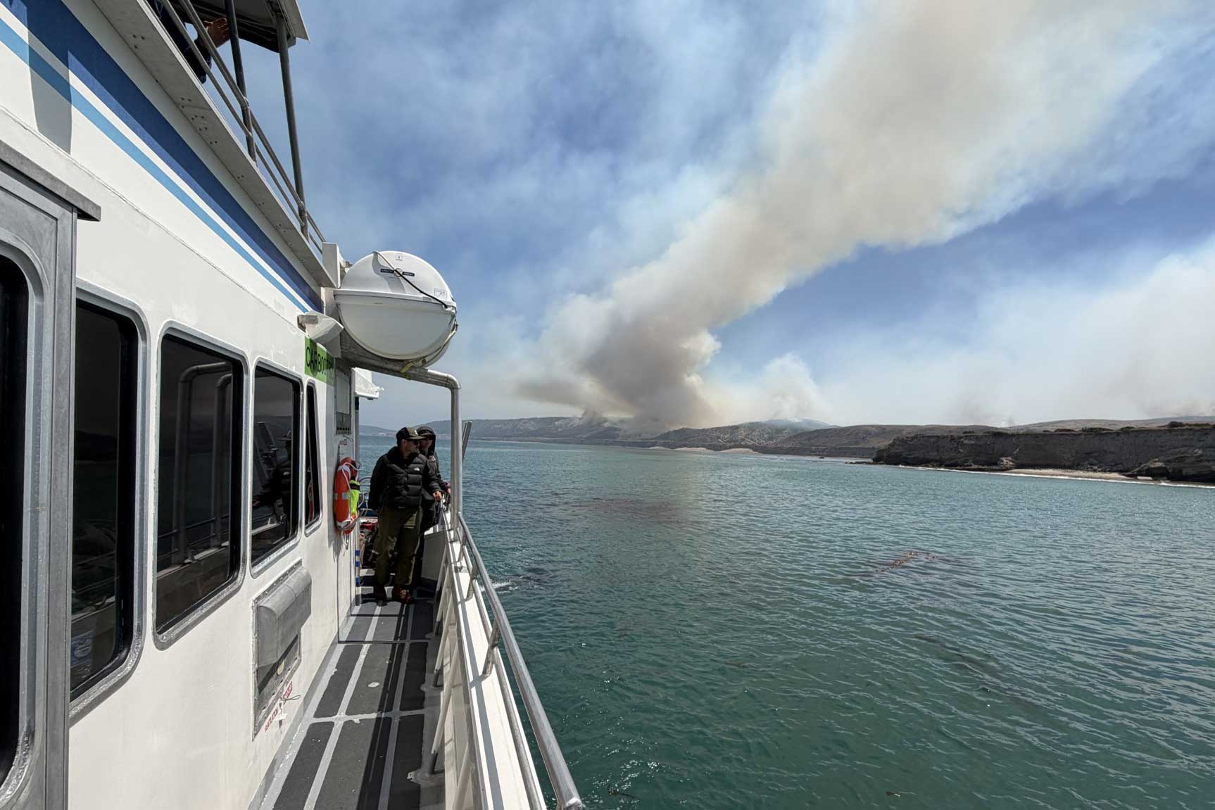Santa Rosa Island Fire Now 44% Contained as Weather Conditions Improve ...